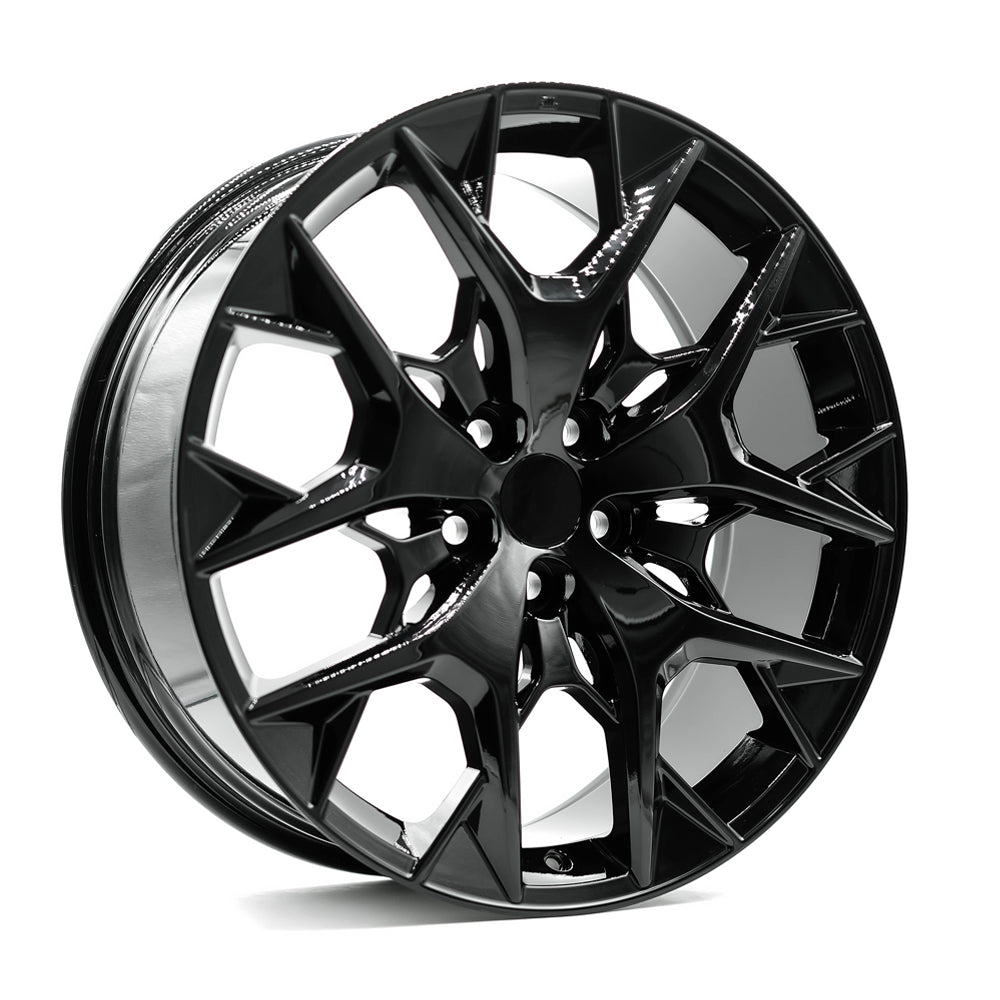 OEPlus LX06 Gloss Black 22x8.5 +35 5x120mm 60.1mm– Wheelwiz