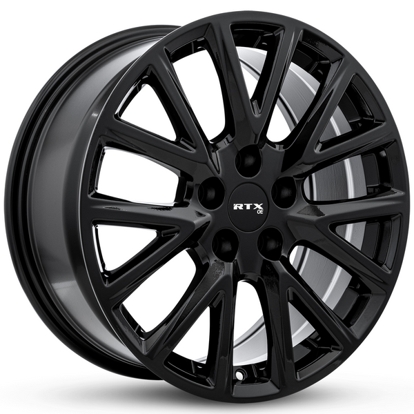 RTX GM06 Gloss Black 18x8 +35 5x120mm 67.1mm | Wheelwiz