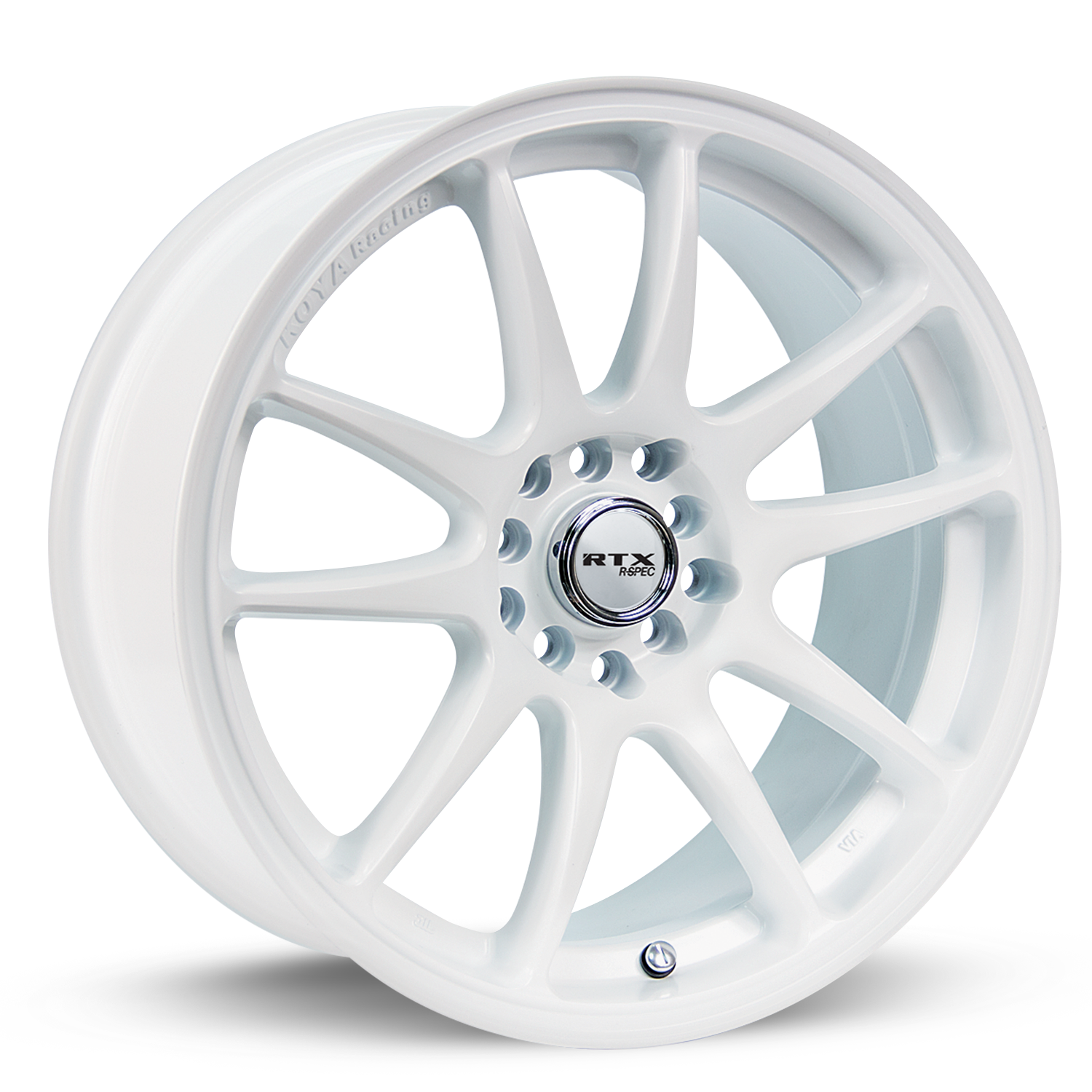 RTX Stag Satin White 17x8 +35 5x100|5x114.3mm 73.1mm | Wheelwiz