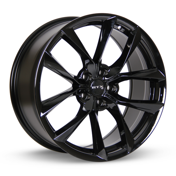 RTX Spider Gloss Black 19x8.5 +35 5x120mm 64.1mm | Wheelwiz